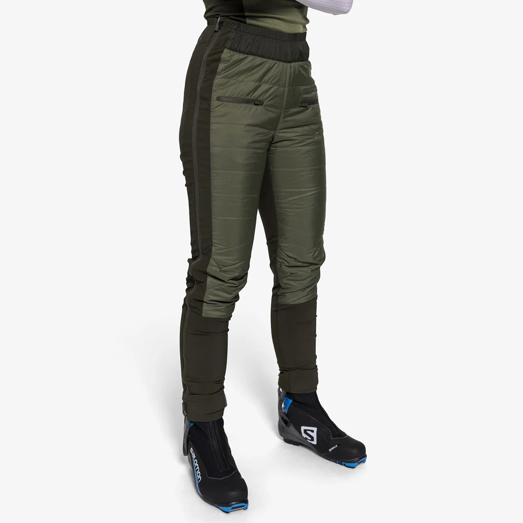 Swix Dame Bukse Horizon XS Teknisk og varm skibukse Olive/Darkolive ...
